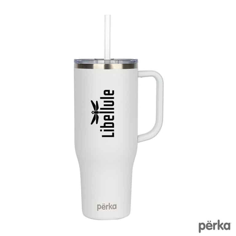Perka Kempton 40 oz. Double Wall, Stainless Steel Travel Mug – Custom Perka