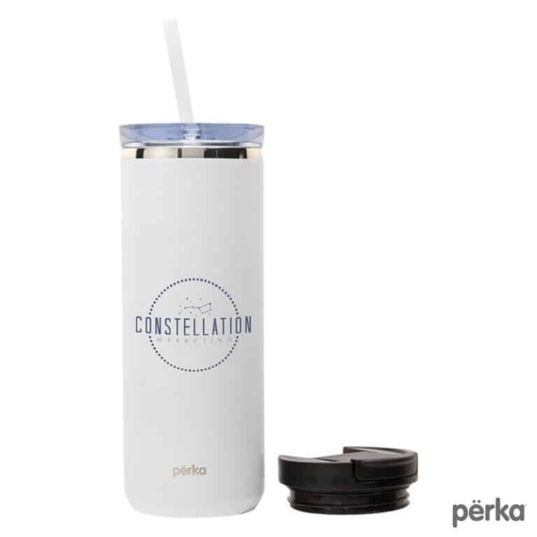 Perka Trent 18 oz. Double Wall, Stainless Steel Hot/Cold Tumbler ...